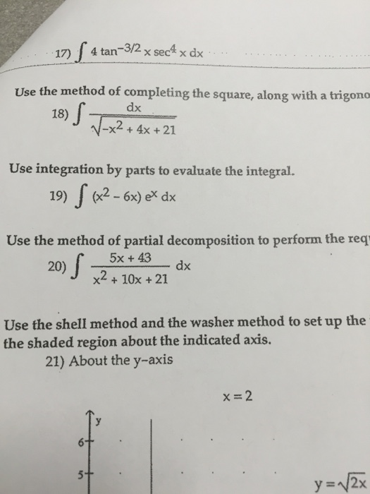 Solved integral 4 tan^-3/2 x sec^4 x dx Use the method of | Chegg.com