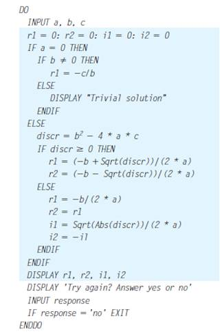Solved D0 INPUT a, b. c 1F a = 0 THEN IF b 0 THEN ELSE | Chegg.com