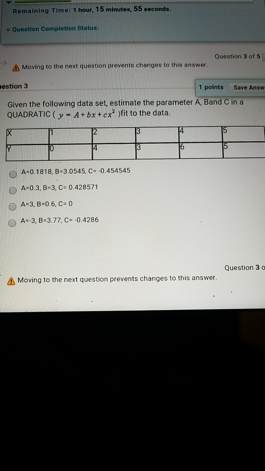 Solved Remaining Time: 1 hour, 15 minutes, 55 seconds | Chegg.com