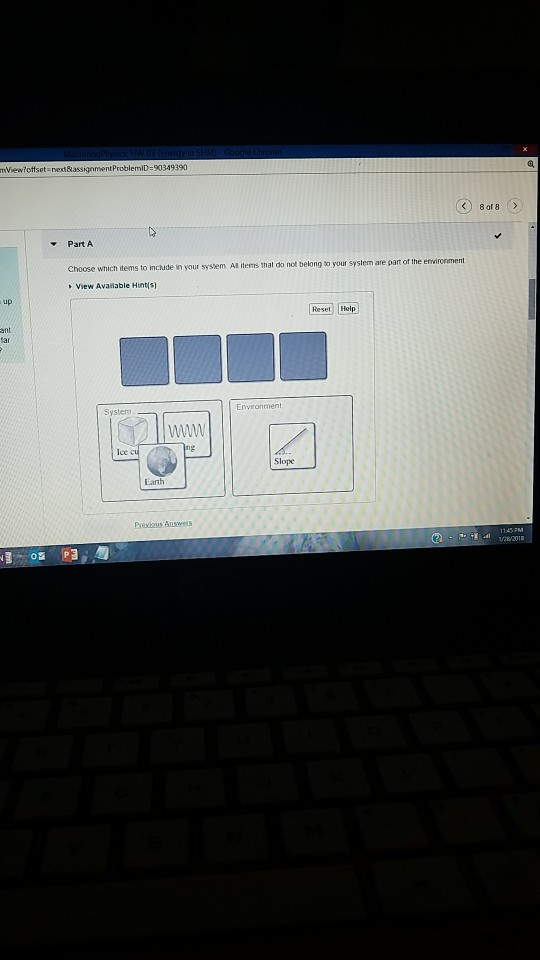 Solved An ice cube of mass 50 g can slide without friction | Chegg.com
