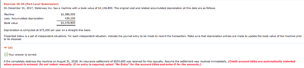 Solved Exercise 10-24 (Part Level Submission) On December | Chegg.com