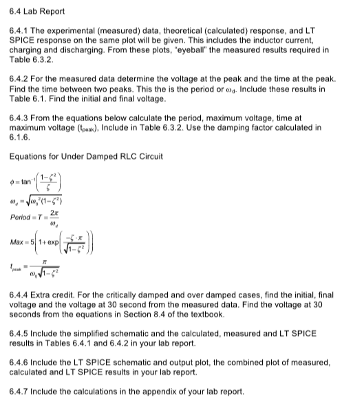Solved Procedure 6-RLC Circuits 6.0 Introduction This | Chegg.com