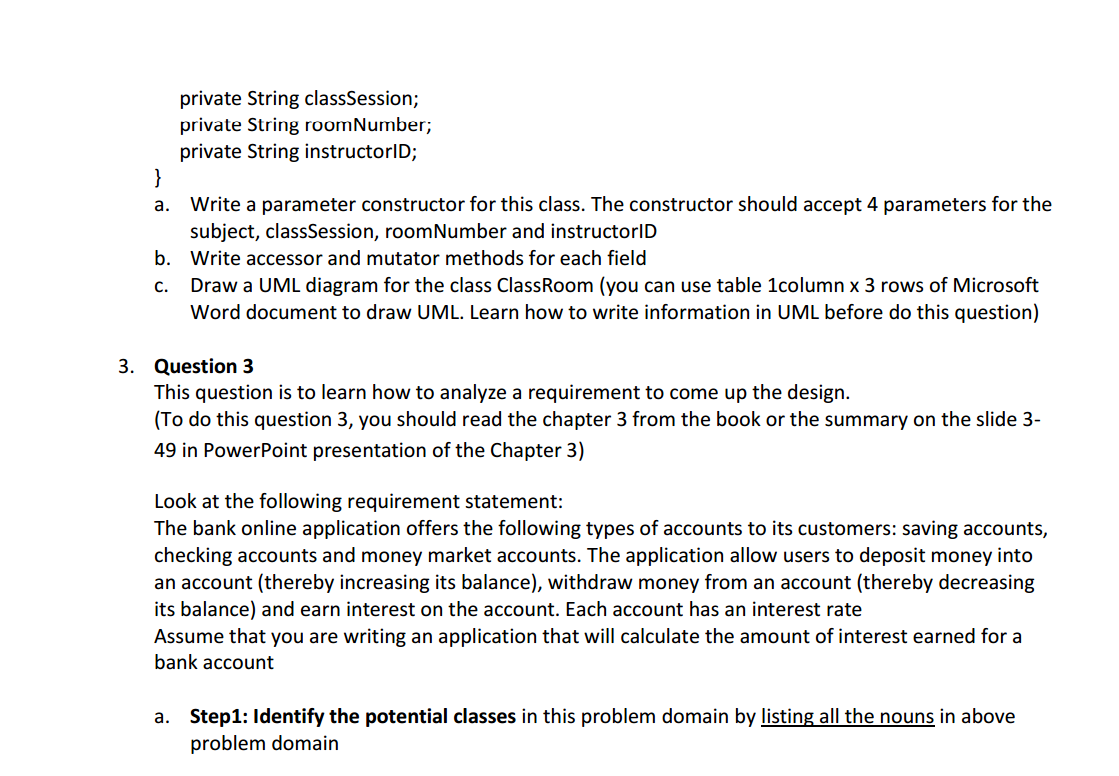 Solved 1 Question 1 A Class Named Employee Lastname Which