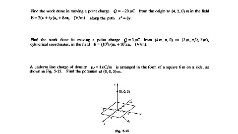 Solved Find the work done in moving a paint charge Q -20HC | Chegg.com