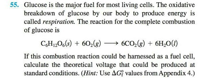 Solved Glucose is the major fuel for most living cells. The | Chegg.com