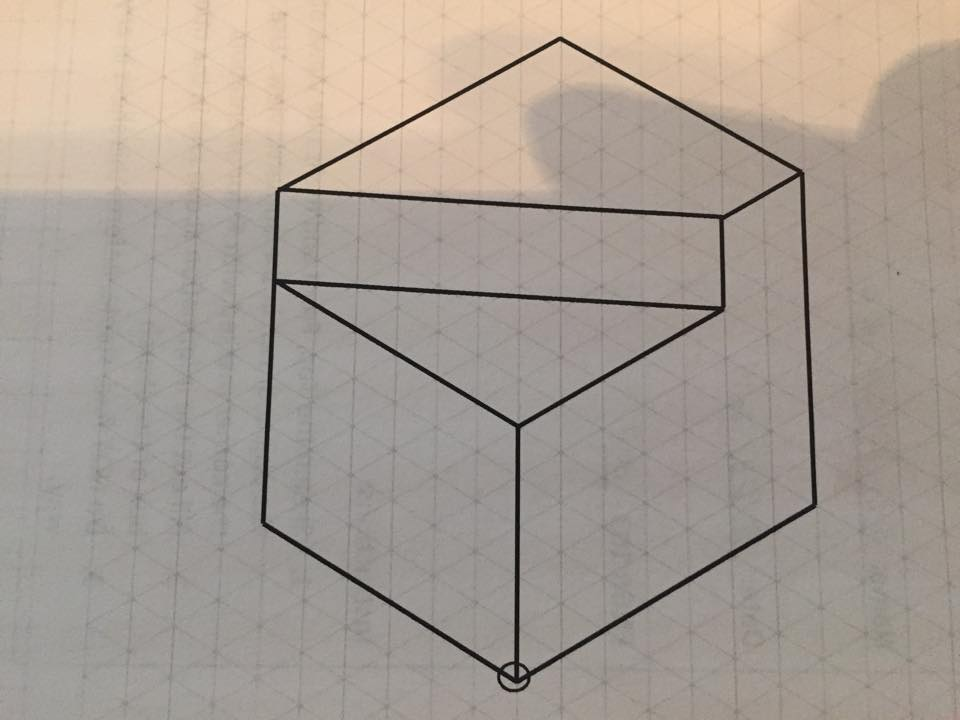 Solved draw the 3 standard orthographic views for these 3 | Chegg.com