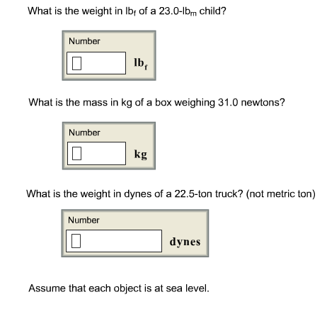 Solved What is the weight in Ibf of a 23.0-lbm child? What | Chegg.com