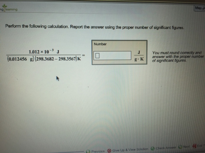 Solved Perform the following calculation. Report the answer | Chegg.com Solved Perform the following calculation. Report the answer | Chegg.com