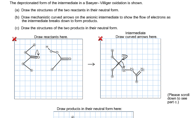 Solved The deprotonated form of the intermediate in a | Chegg.com
