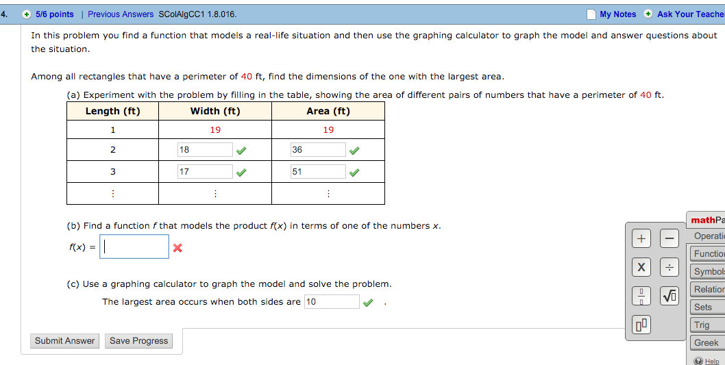Solved 4. 5/6 points | Previous Answers SColAlgCC1 1.8.016 | Chegg.com