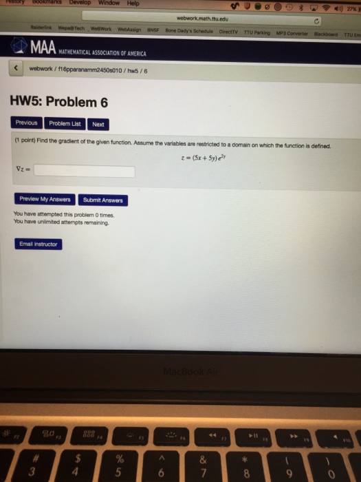 Solved Find the gradient of the given function. Assume the | Chegg.com