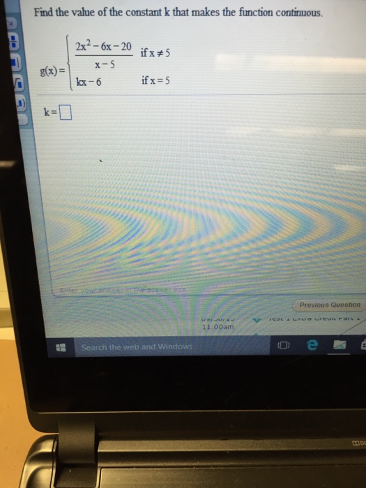 Solved Find the value of the constant k that makes the | Chegg.com