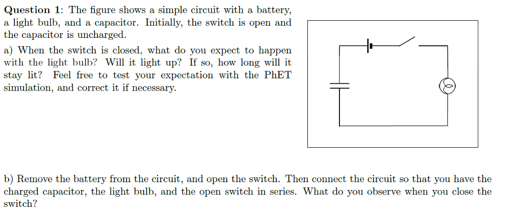 Simple Circuit With Switch