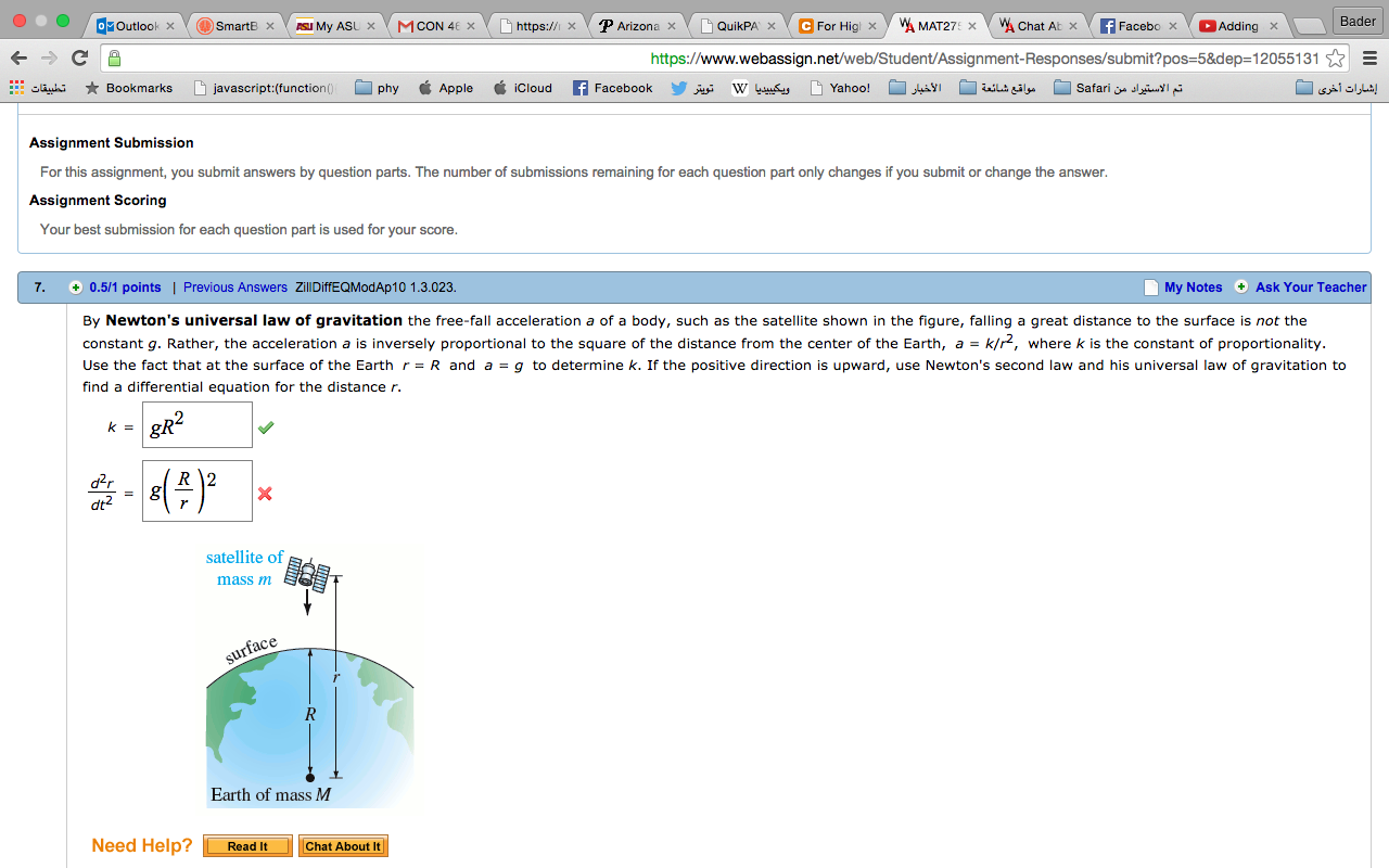 Solved By Newton's universal law of gravitation the | Chegg.com