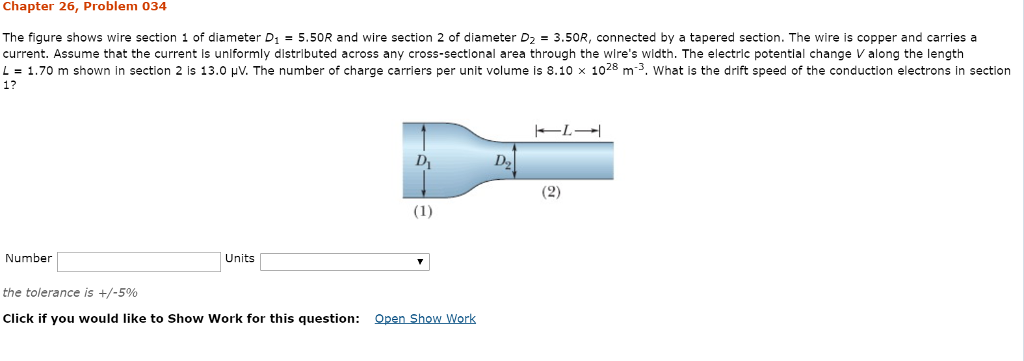Solved Chapter 26, Problem 034 The figure shows wire section | Chegg.com