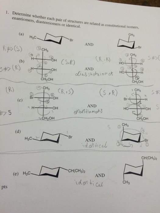 Solved Determine whether each pair of structures are related | Chegg.com
