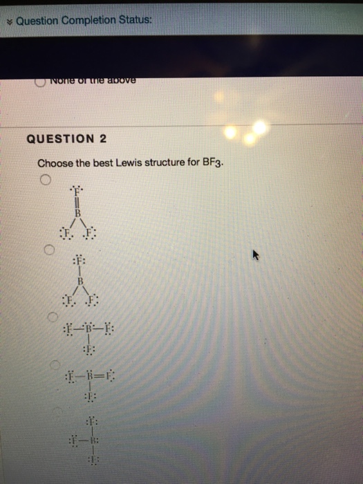 Solved Choose the best Lewis structure for BF_3. | Chegg.com