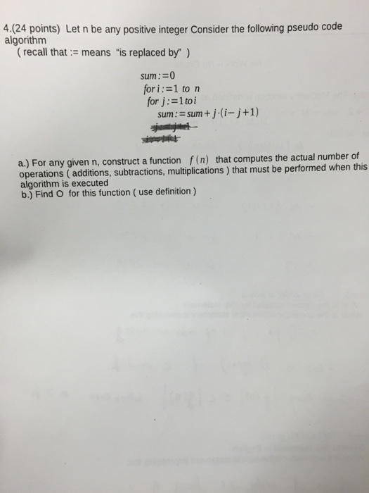 Solved Let n be any positive integer Consider the following | Chegg.com