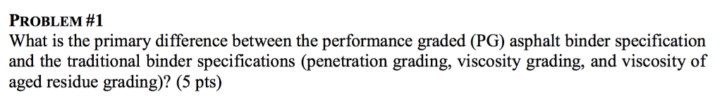Solved PROBLEM #1 What is the primary difference between the | Chegg.com