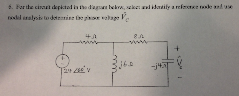 Solved 6. For the circuit depicted in the diagram below, | Chegg.com