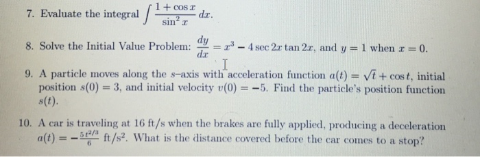 Solved Evaluate the integral integral 1 + cos x/sin^2 x dx. | Chegg.com