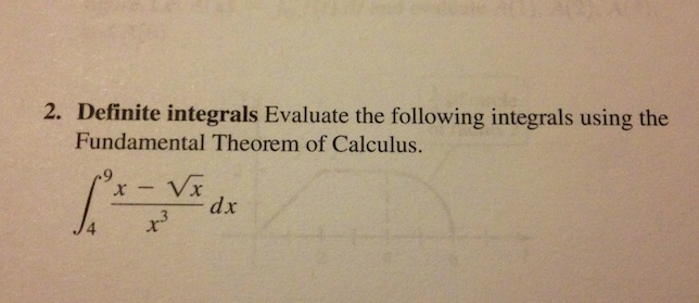 Solved Definite integrals Evaluate the following integrals | Chegg.com