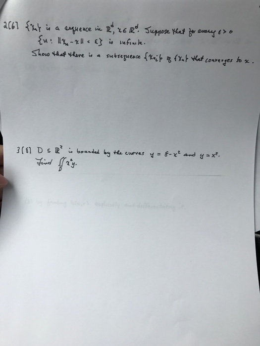 Solved {x} is a sequence in R^d, x element R^d. Suppose that | Chegg.com