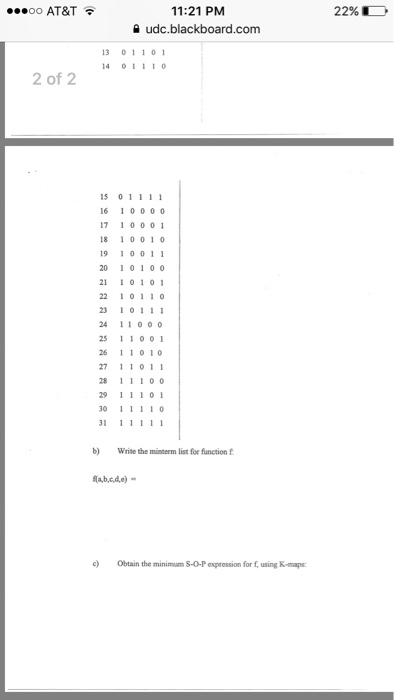 Solved oo AT&T 11:21 PM 22% udc.blackboard.com 4 Designing a | Chegg.com