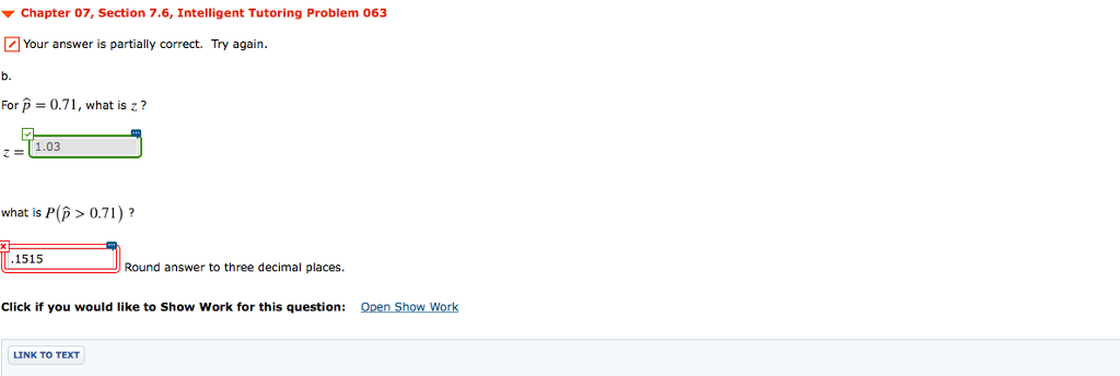 Solved Chapter 07, Section 7.6, Intelligent Tutoring Problem | Chegg.com