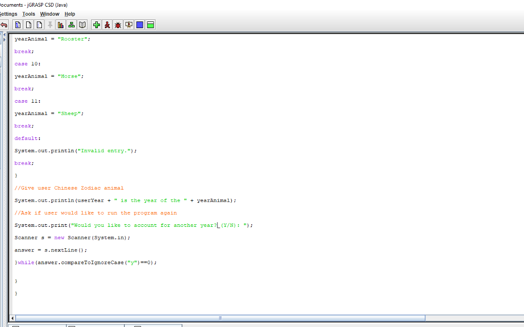 Solved For an assignment I was told to modify some code from | Chegg.com