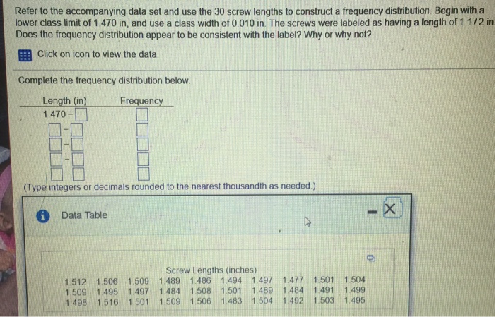 Solved Refer to the accompanying data set and use the 30 | Chegg.com