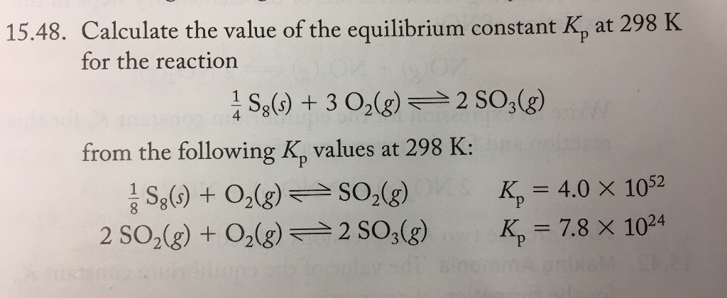 Solved Calculate the value of the equilibrium constant K_P | Chegg.com