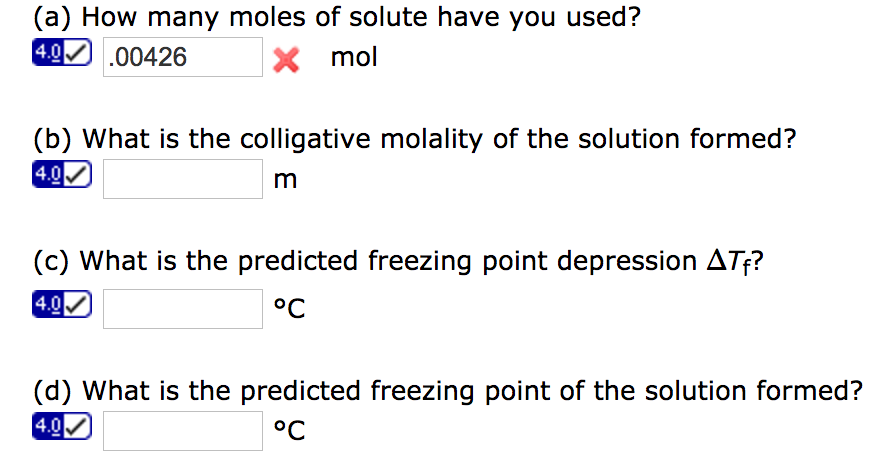 Solved In the Freezing Point Depression experiment, you will | Chegg.com