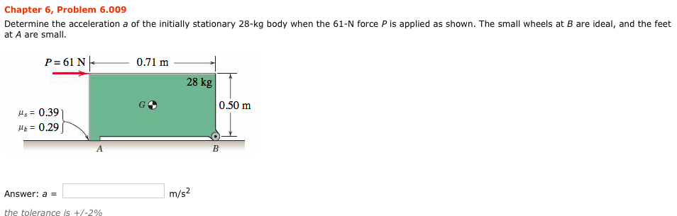 Solved Determine the acceleration a of the initially | Chegg.com Solved Determine the acceleration a of the initially | Chegg.com