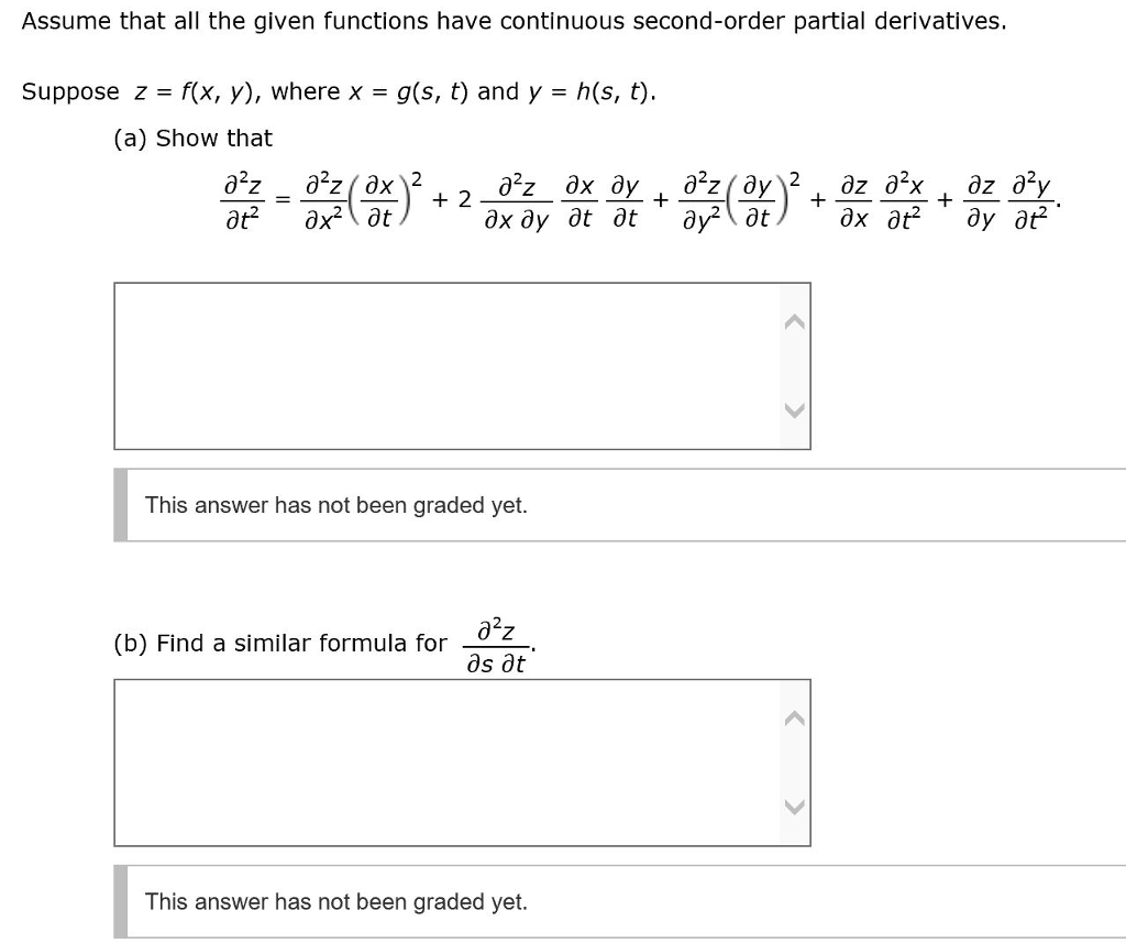 Solved Assume that all the given functions have continuous | Chegg.com