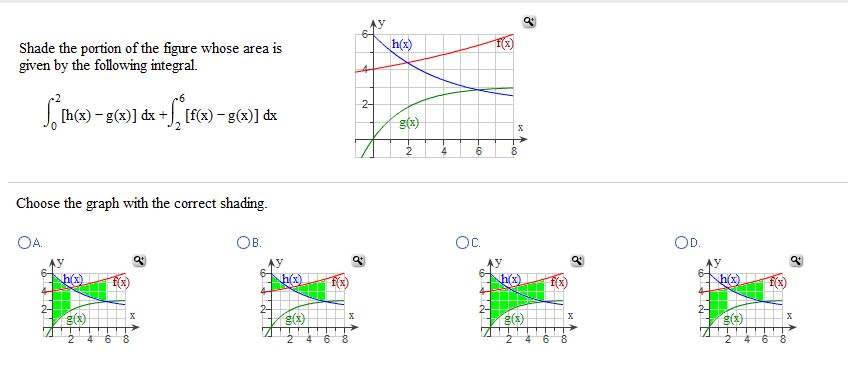 Solved Shade the portion of the figure whose area is given | Chegg.com Solved Shade the portion of the figure whose area is given | Chegg.com