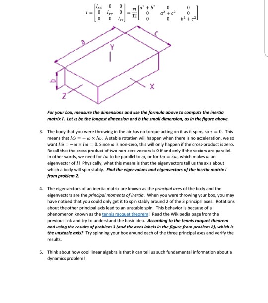 Solved m a20 12 2 + 0 b2+ c2 For your box, measure the | Chegg.com