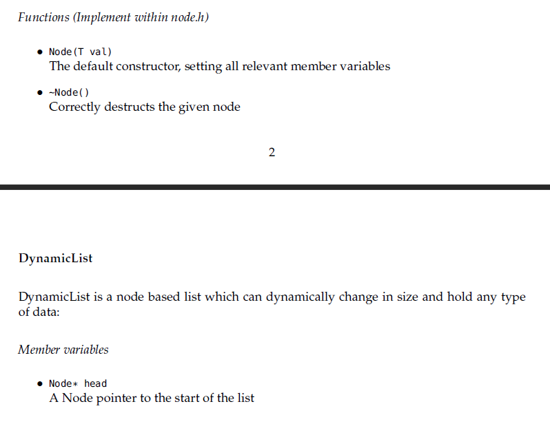 The Task Will Involve The Classes Node And 2084