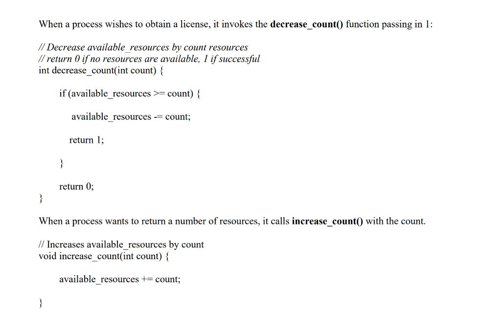 Solved Operating Systems question The following program | Chegg.com