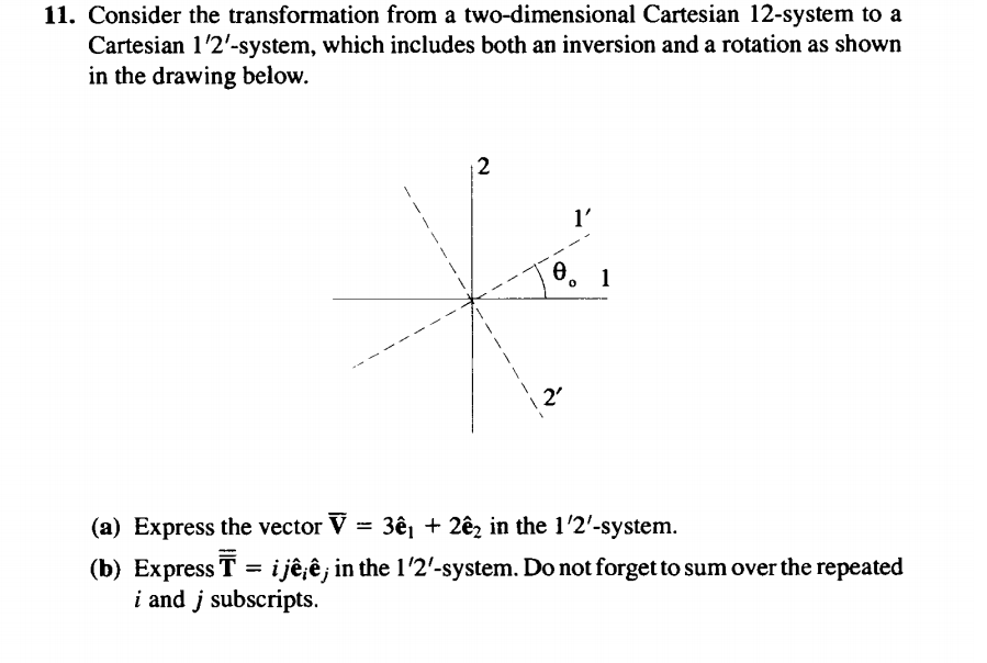 Solved Consider the transformation from a two-dimensional | Chegg.com
