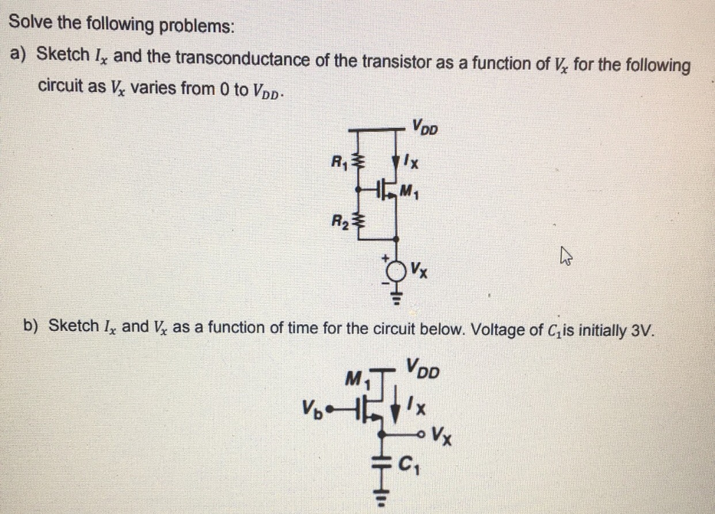 Solved Solve the following problems: a) Sketch I_x and the | Chegg.com Solved Solve the following problems: a) Sketch I_x and the | Chegg.com