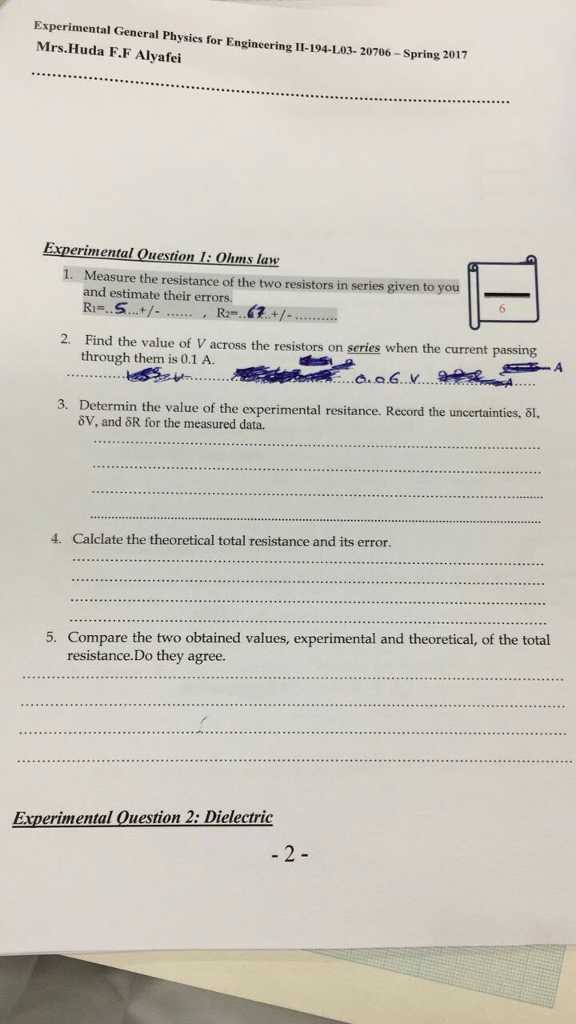 Solved Experimental General Physies for Engineering | Chegg.com