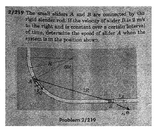 Solved Calculate the acceleration of slider A? calculate the | Chegg.com