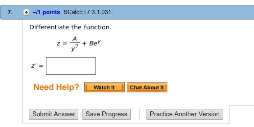 Solved Differentiate the function. | Chegg.com Solved Differentiate the function. | Chegg.com