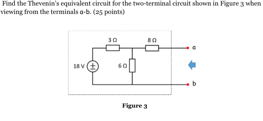 Solved Find the Thevenin's equivalent circuit for the | Chegg.com
