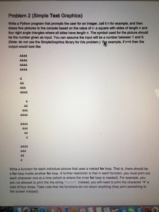 Solved Write A Python Program That Prompts The User For An 