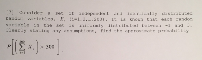 Solved Consider a set of independent and identically | Chegg.com