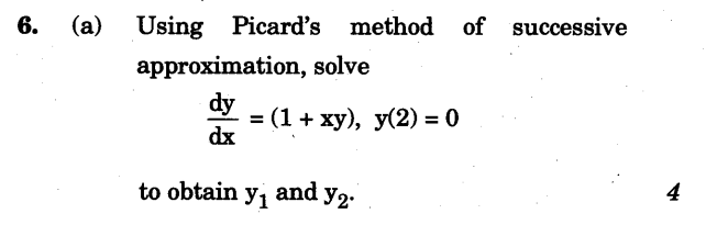 Solved 6. (a) Using Picard's method of successive | Chegg.com Solved 6. (a) Using Picard's method of successive | Chegg.com