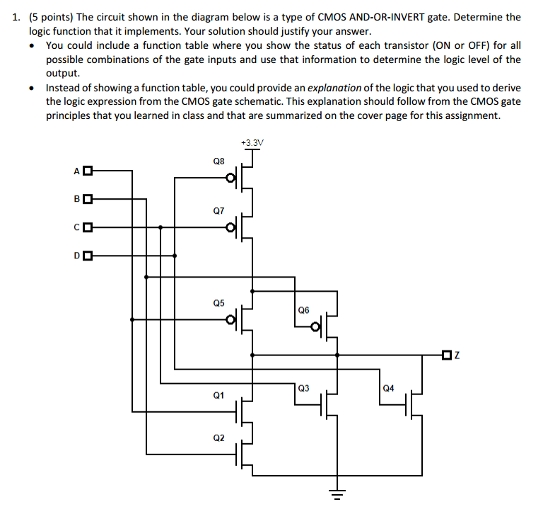 Solved (5 points) The circuit shown in the diagram below is | Chegg.com
