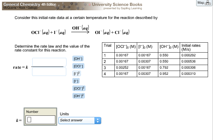 Solved Consider this initial-rate data at a certain | Chegg.com